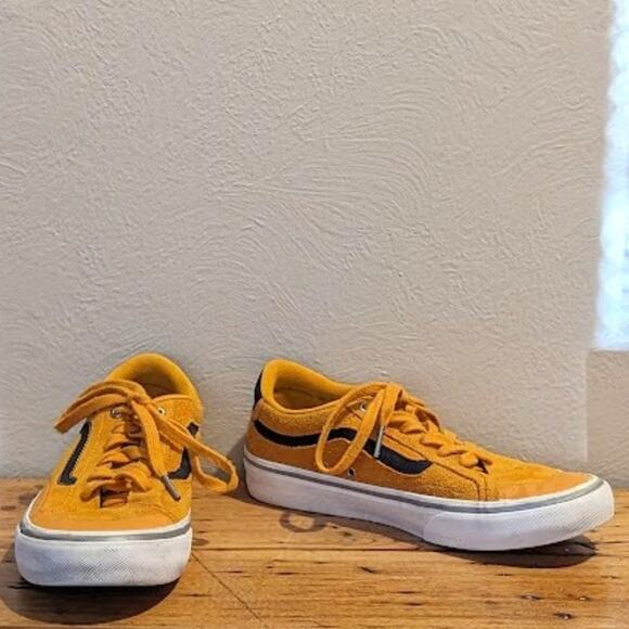 Vans | Shoes | Vans Tnt Advanced Prototype Sunflower Suede Skate Shoes ...